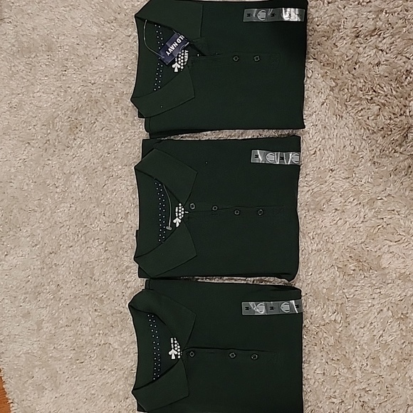 Old Navy | Shirts & Tops | Old Navy Boy Uniform Polos Bundle M8 Green ...